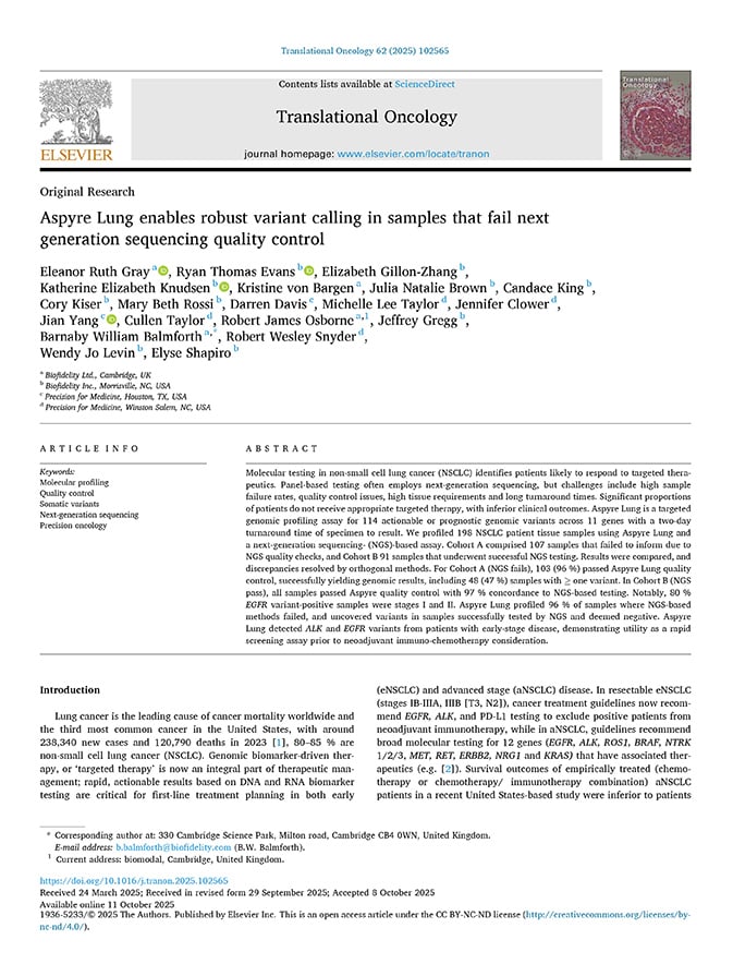 Scientific Publications | Precision for Medicine